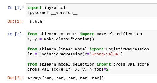 `error_score=nan` issues hidden warnings in model selection utilities when n_jobs>1 · Issue ...