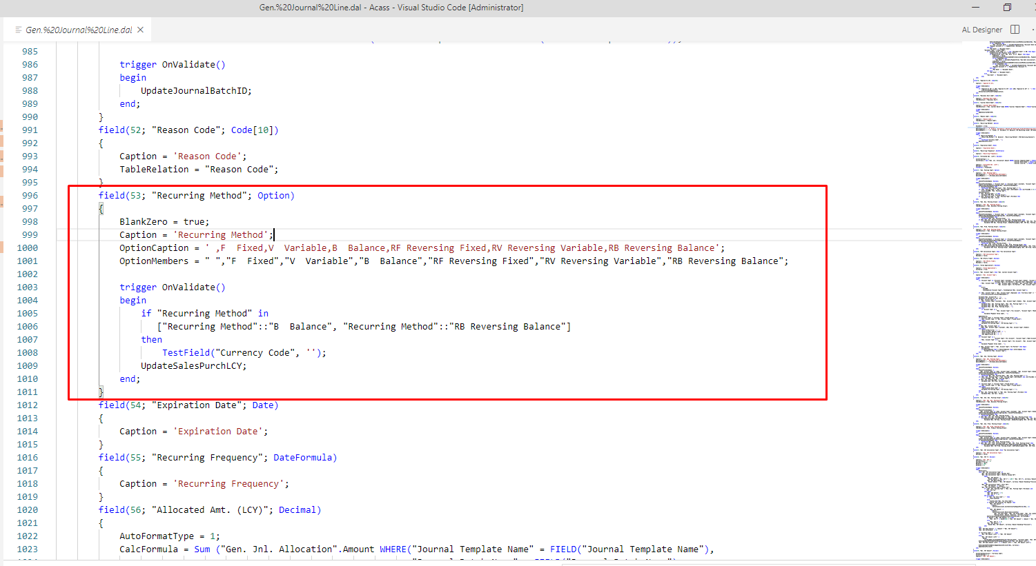 Gen Journal Line Recurring Method Should Be Enum · Issue 6719 · Microsoftalappextensions