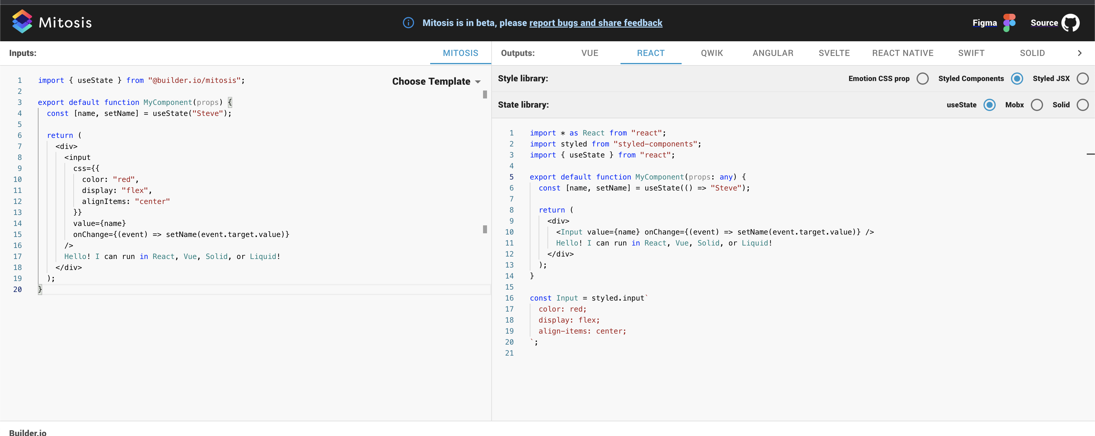 Certain CSS properties are missing from output styles · Issue #281 · BuilderIO/mitosis · GitHub