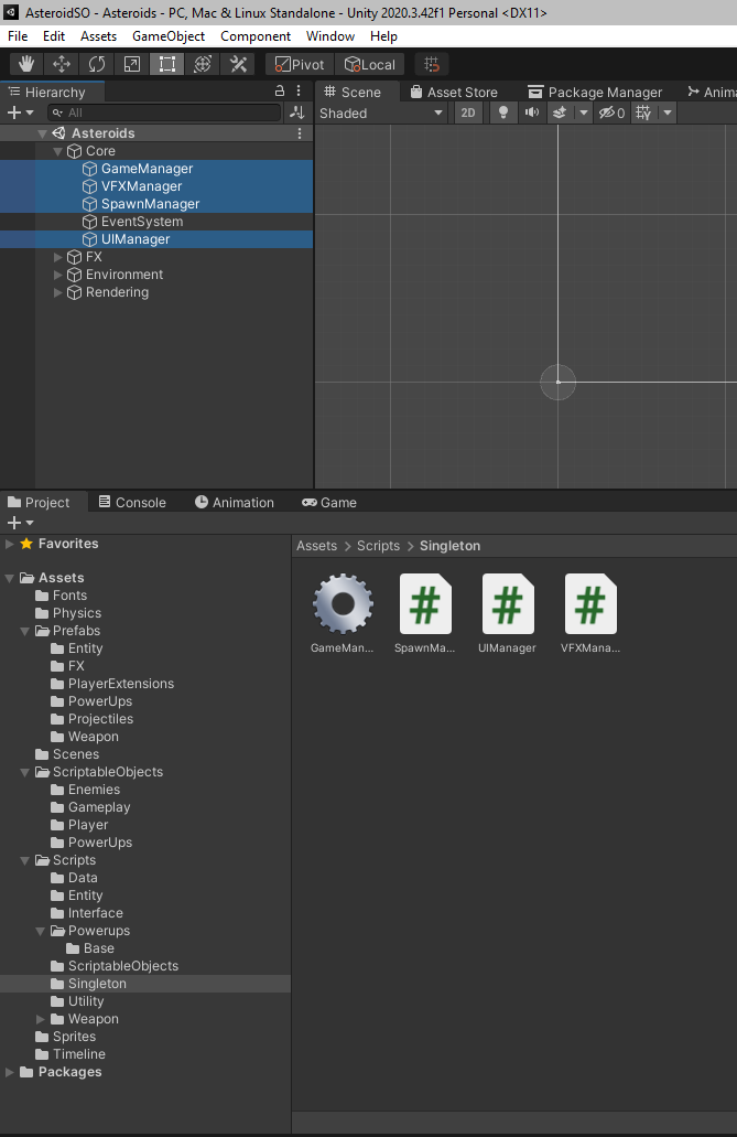 GitHub - VishalThakur92/AsteroidSO: Asteroid Game with Scriptable objects to configure game settings