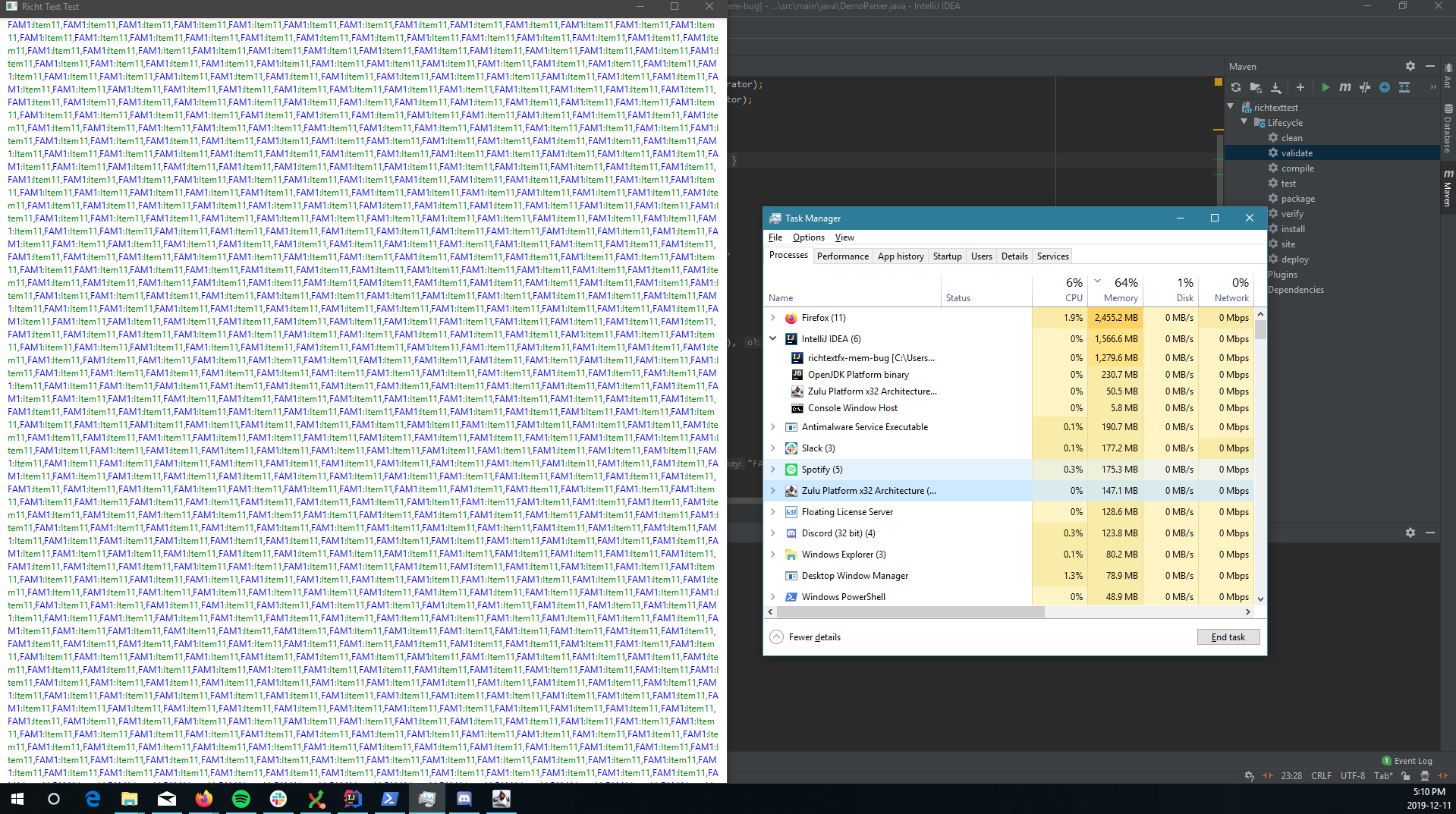 High memory usage · Issue #879 · FXMisc/RichTextFX · GitHub