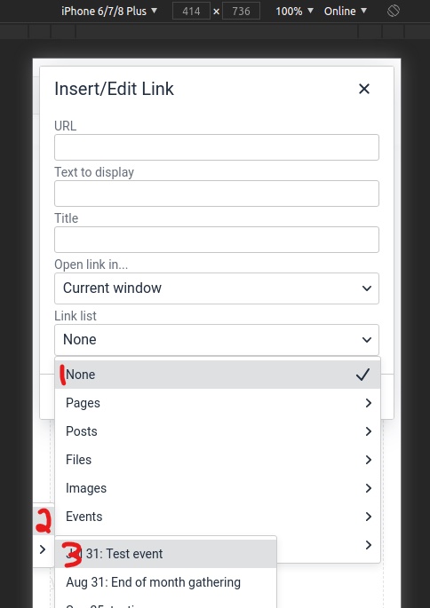 Link list not fully responsive (goes off-screen on narrow screens ... Link list not fully responsive (goes off-screen on narrow screens ...