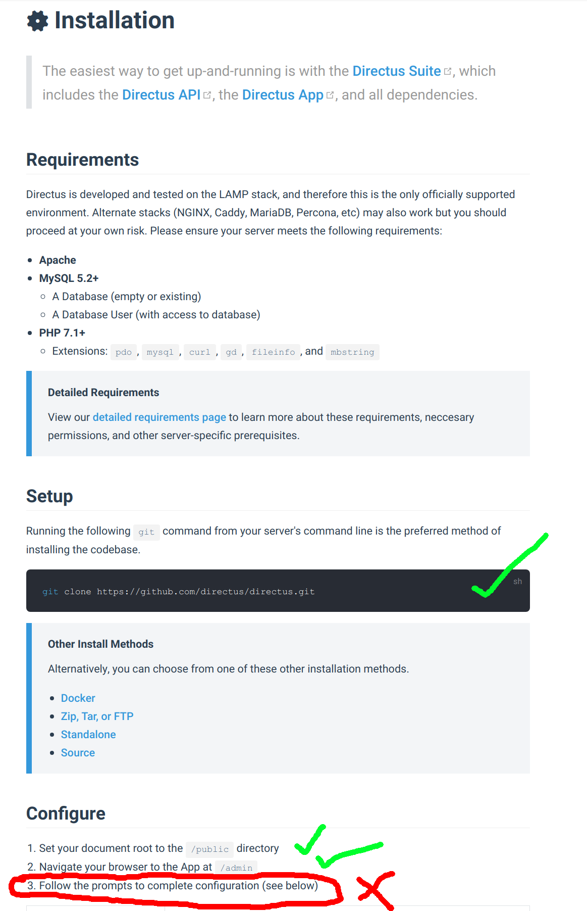 Installation doesn't work · Issue #2268 · directus/directus · GitHub