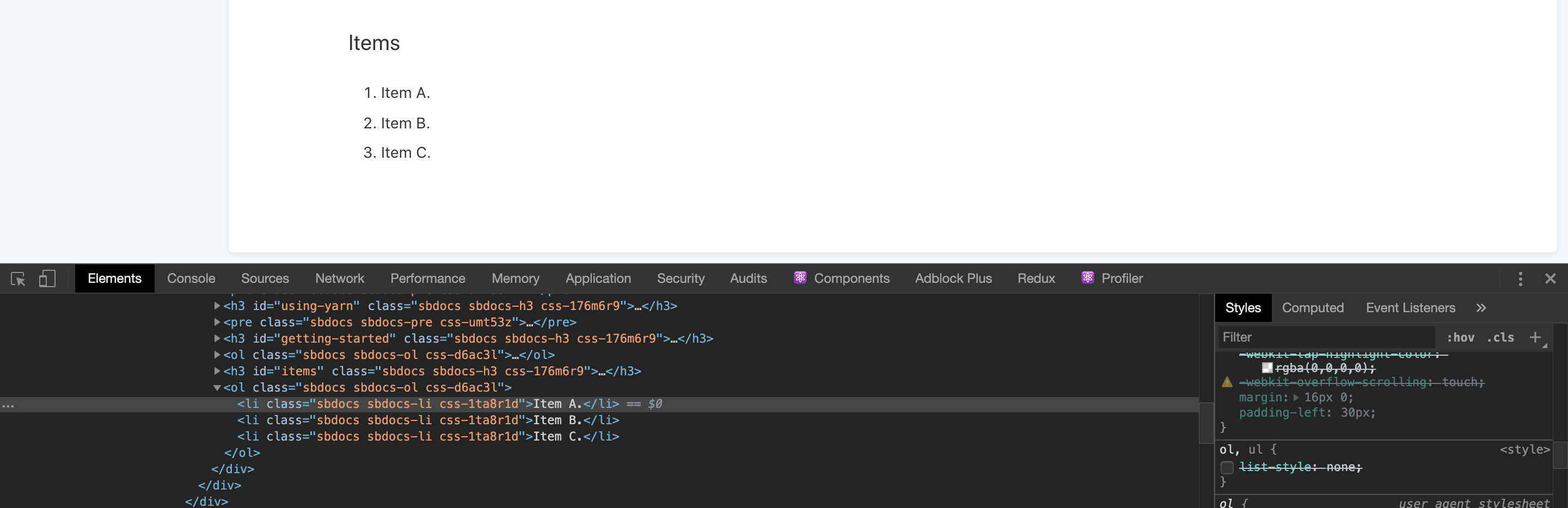 Can T Render List Items When Using Mdx · Issue 10270 · Storybookjs Storybook · Github