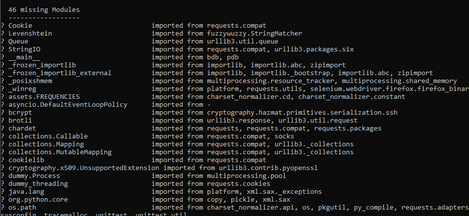 missing Modules Python 3.10.1 · Issue #128 · py2exe/py2exe · GitHub