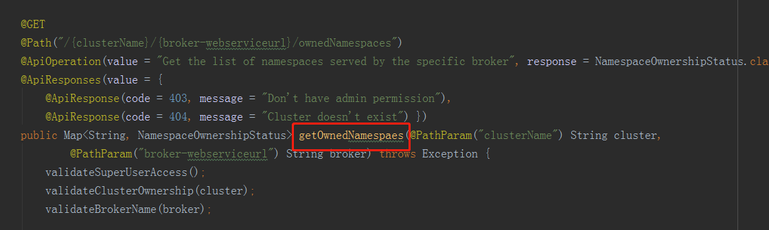fix the typo error · Issue #5575 · apache/pulsar · GitHub