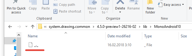 System.Drawing.Common 4.5.0 isn't added to references in a Xamarin.Android project while adding ...