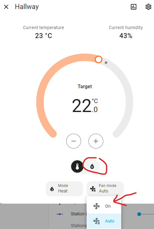 DEV: Climate not showing fan or humidity modes with Ecobee thermostat ...