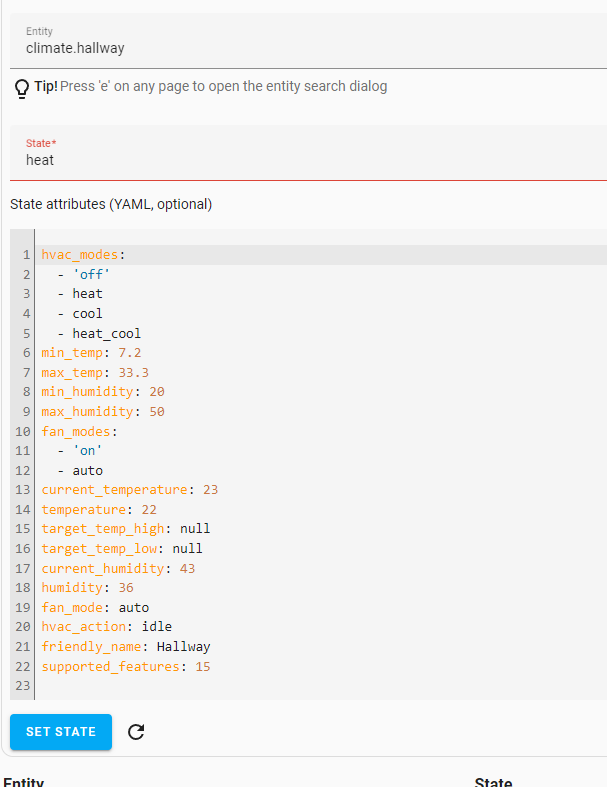 DEV: Climate not showing fan or humidity modes with Ecobee thermostat · Issue #1019 · Blackymas ...