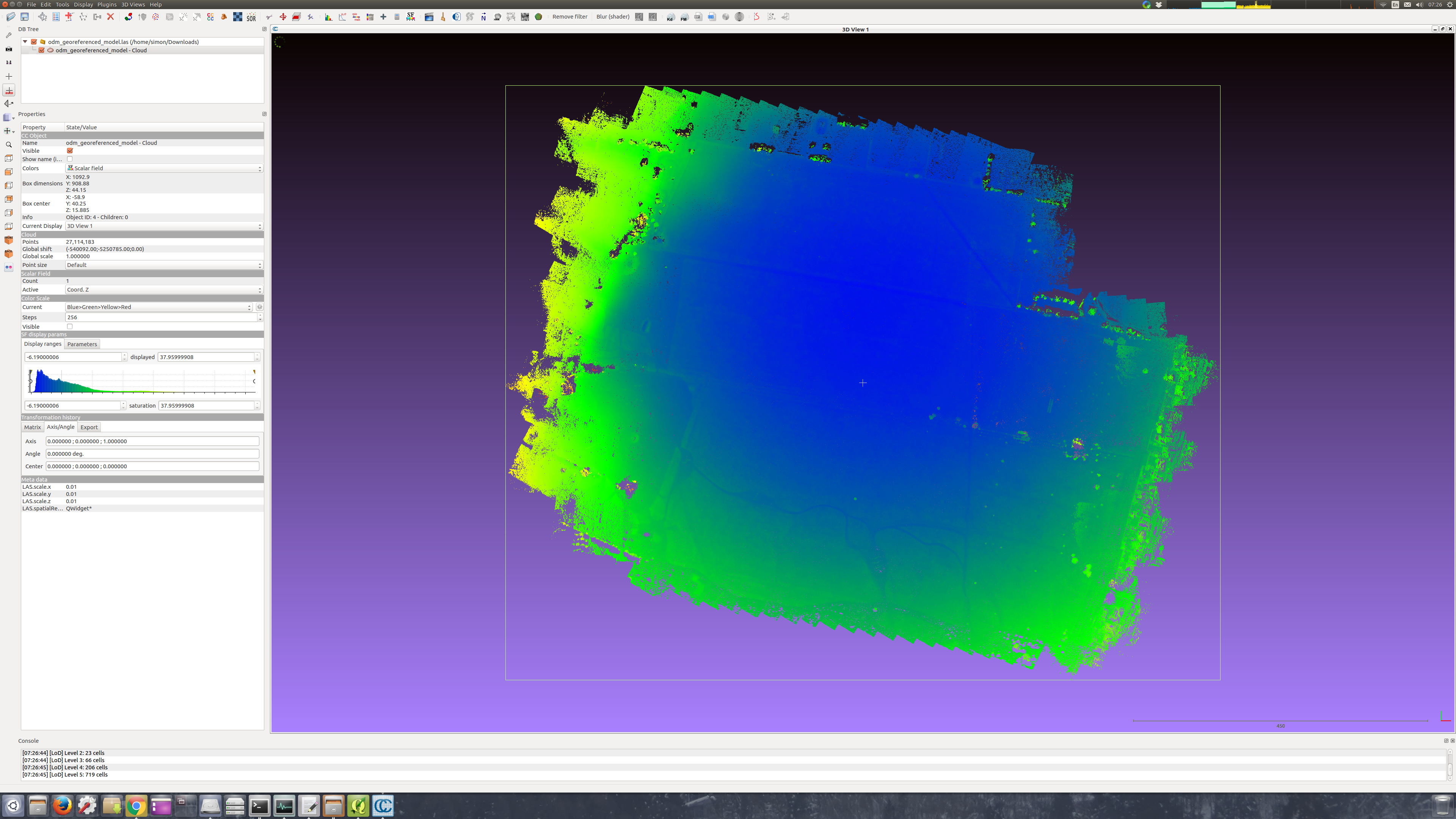 Dome distortion on reduced size image calcs of large area · Issue #608 ...