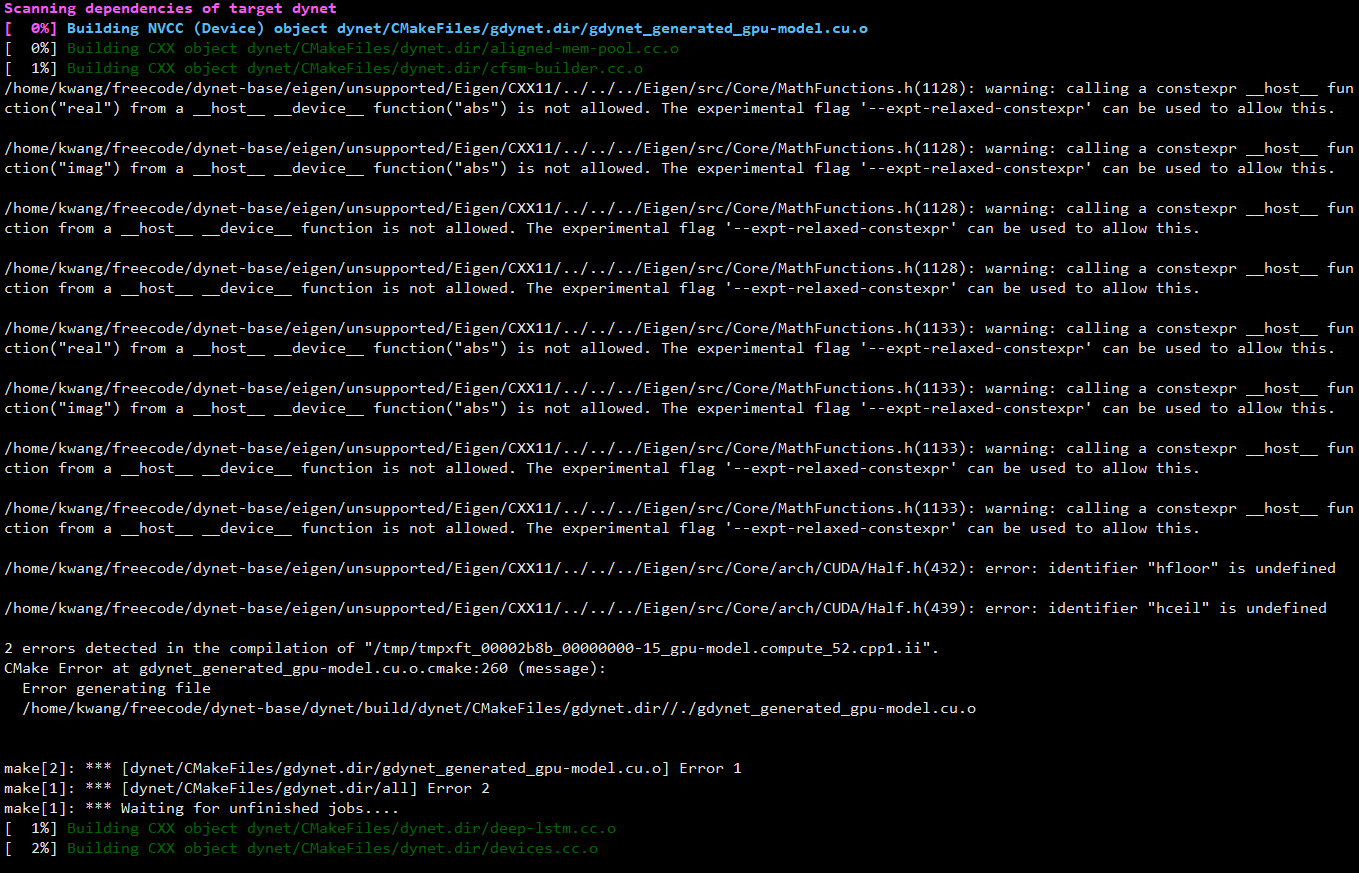 error occurs while compiling newest dynet. · Issue #802 · clab/dynet · GitHub