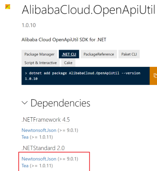 NU1701 warining when use Volo.Abp.Sms.Aliyun package · Issue #9689 · abpframework/abp · GitHub