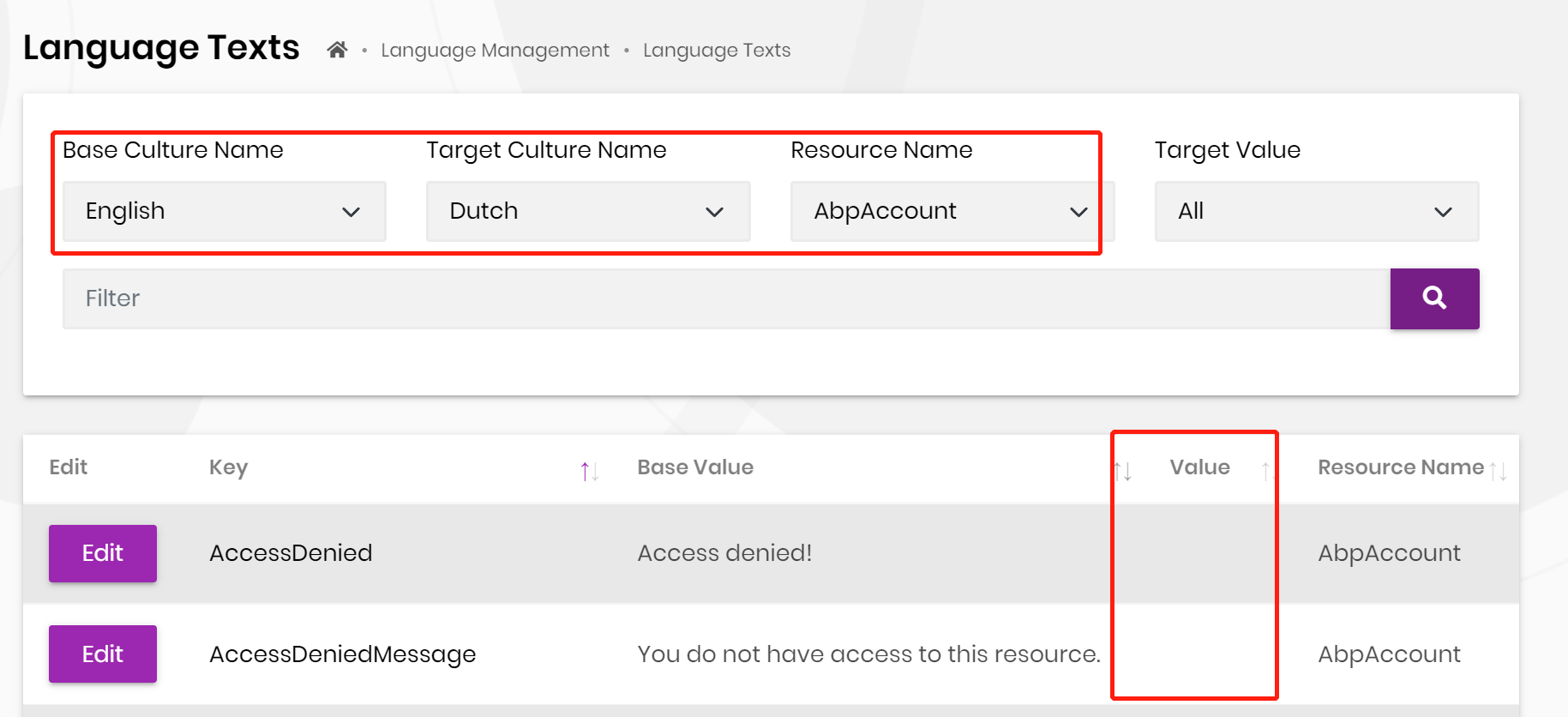Localization not all translations showing after adding a language · Issue #12520 · abpframework ...