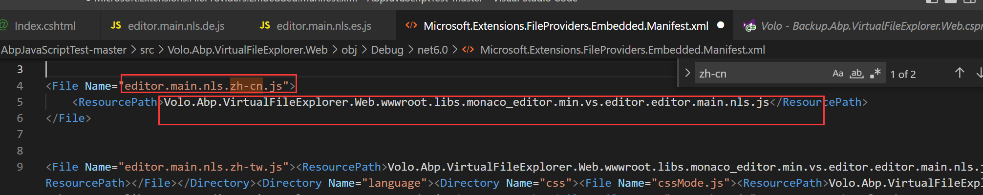 An error occurred when an embedded resource was loaded after publication · Issue #14303 ...