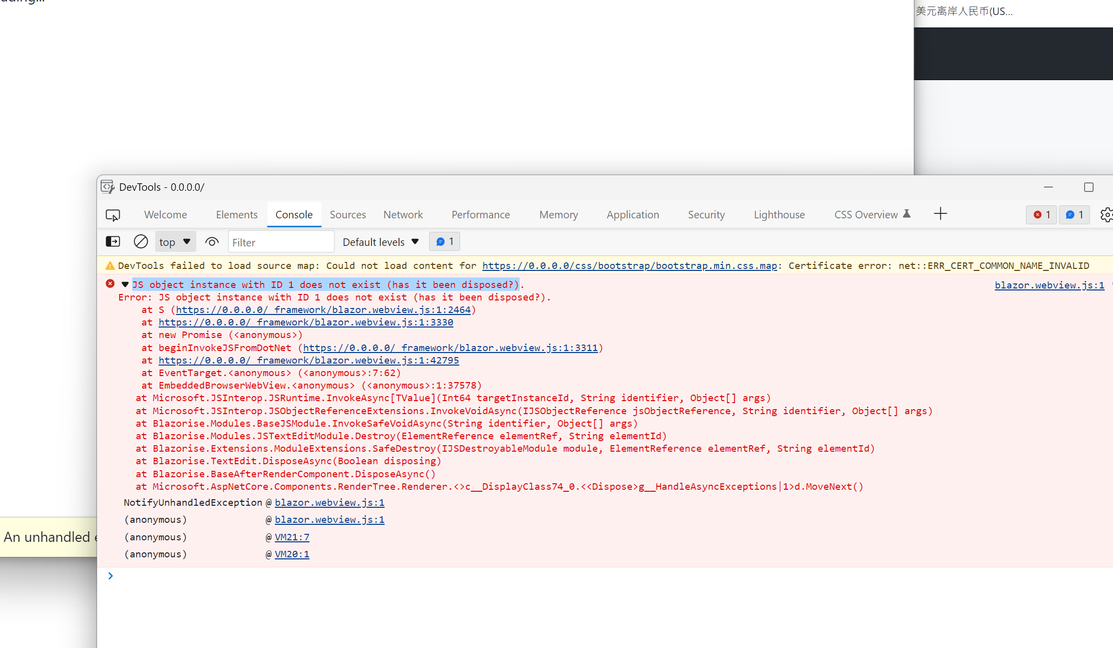 (MAUI Blazor) An error occurs when force load · Issue #4287 · Megabit/Blazorise · GitHub