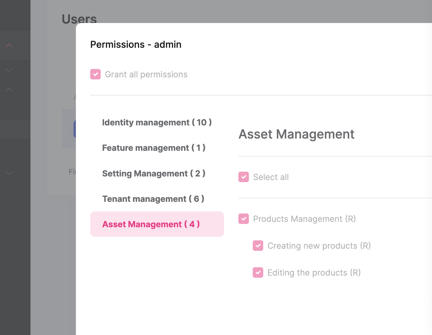 I have Created permission for Product CRUD operations. I have followed all the steps given in ...