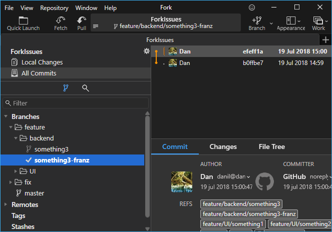 Stashes not appearing in left pane · Issue #1640 · fork-dev/TrackerWin · GitHub