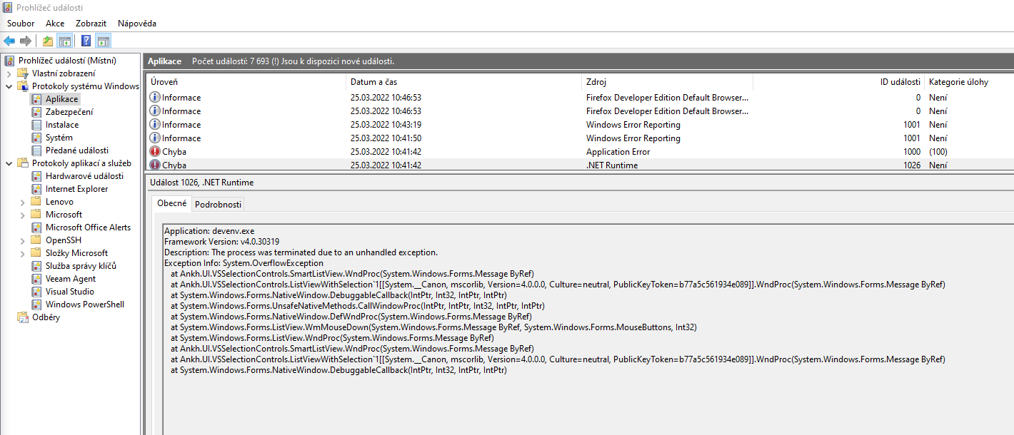 VS 2022 Crashing when Right Click on Pending Changes files · Issue #34 · AmpScm/AnkhSVN · GitHub