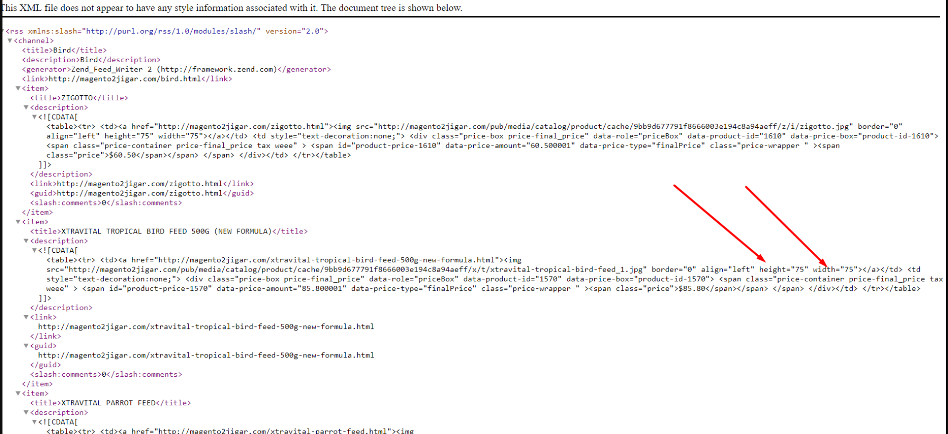 Product Images Are Very Small In Rss Product Feed · Issue 23516 · Magento Magento2 · Github