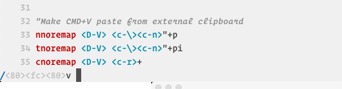Can not paste in command mode input window on mac · Issue #699 · equalsraf/neovim-qt · GitHub