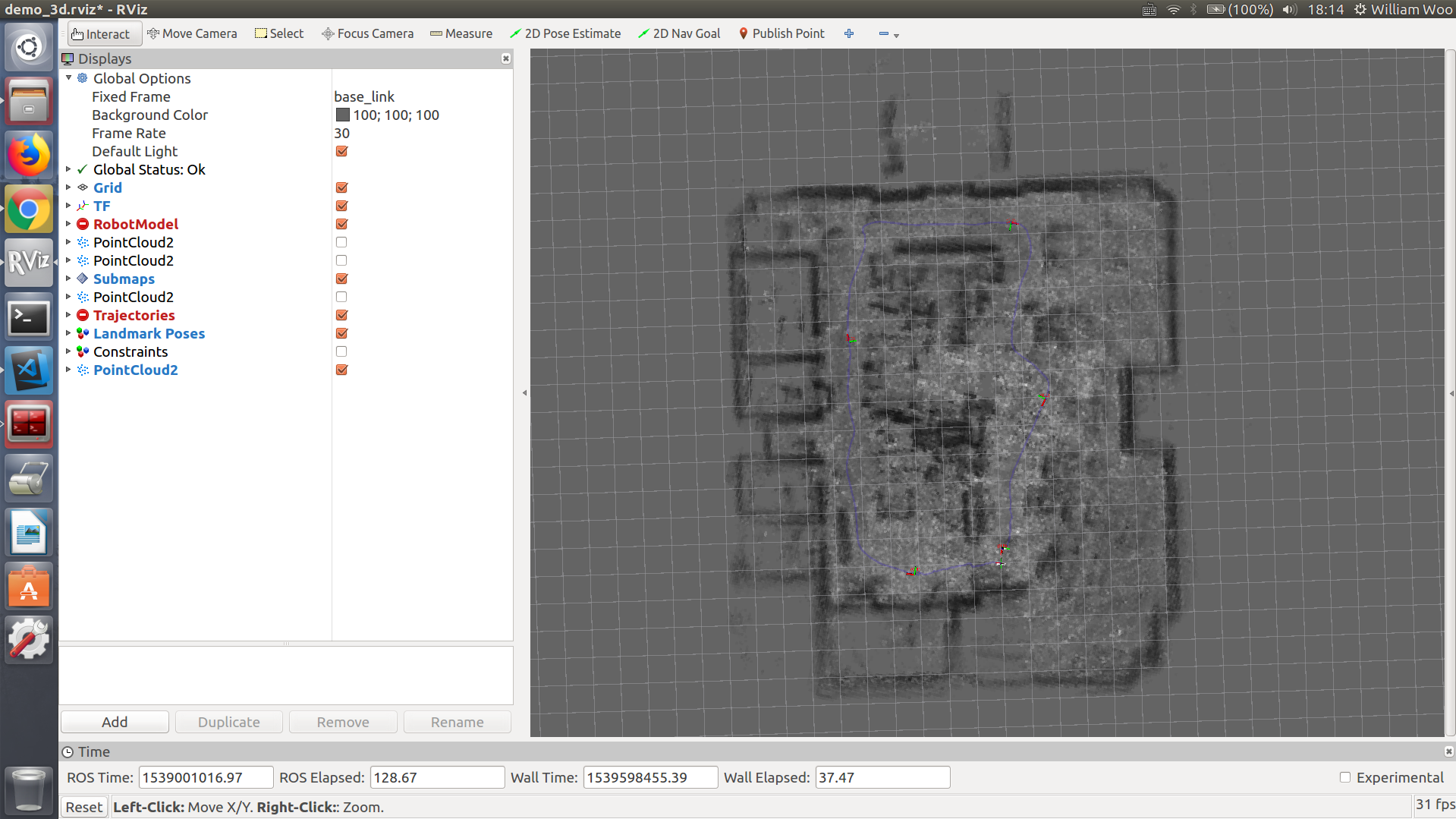 Cartographer 3D with IMU, 1 Velodyne-16 LiDAR. No map output · Issue #1052 · cartographer ...