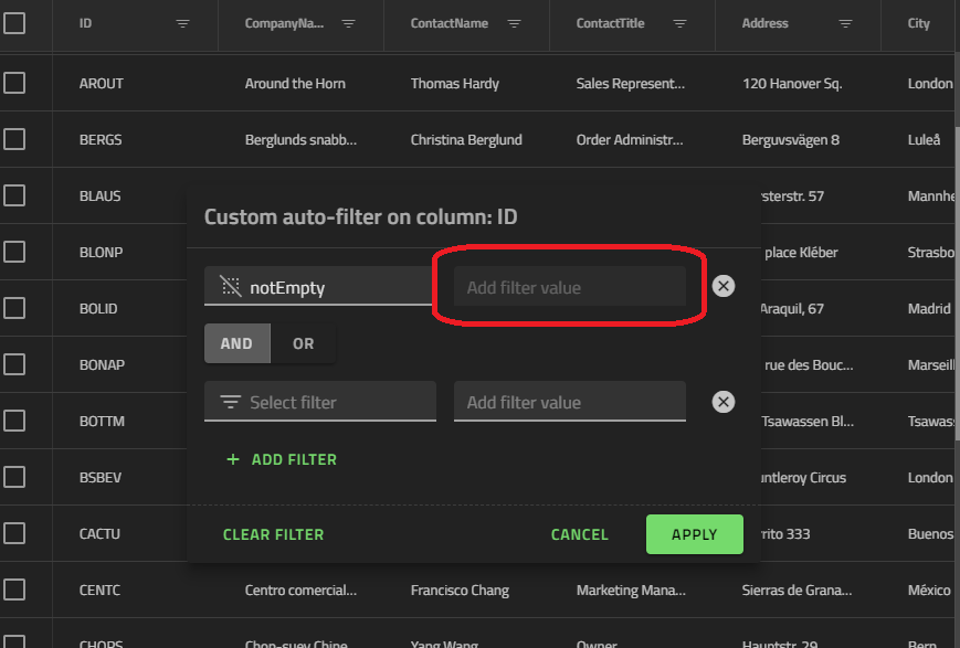 Filters with implied values should not open the custom filter dialog. · Issue #4066 · IgniteUI ...