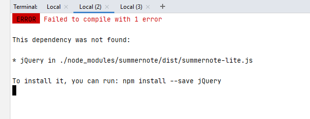 Vue cli Sumernoter installation issues · Issue #4271 · summernote/summernote · GitHub