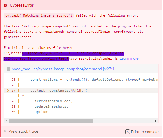 Error: The 'task' event has not been registered in the plugins file. You must register it before ...