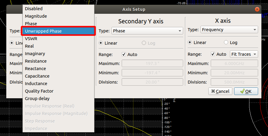 Proposal for adding continuos phase traces · Issue #82 · jankae/LibreVNA · GitHub