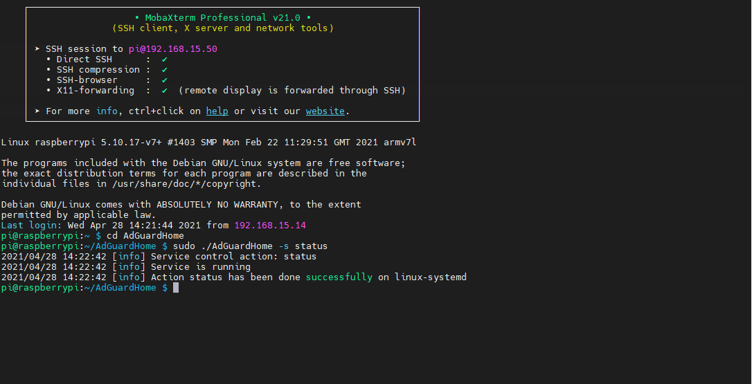 The last update made the service not work on the Raspberry Pi · Issue ...