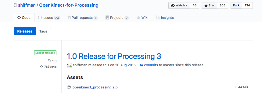 Could not find a library in the downloaded file · Issue #135 · shiffman/OpenKinect-for ...