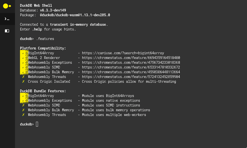 Online shell font looks weird · Issue #676 · duckdb/duckdb-wasm · GitHub