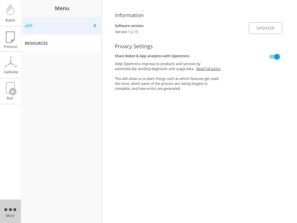 Analytics: User Analytics Settings Card UI · Issue #1173 · Opentrons/opentrons · GitHub
