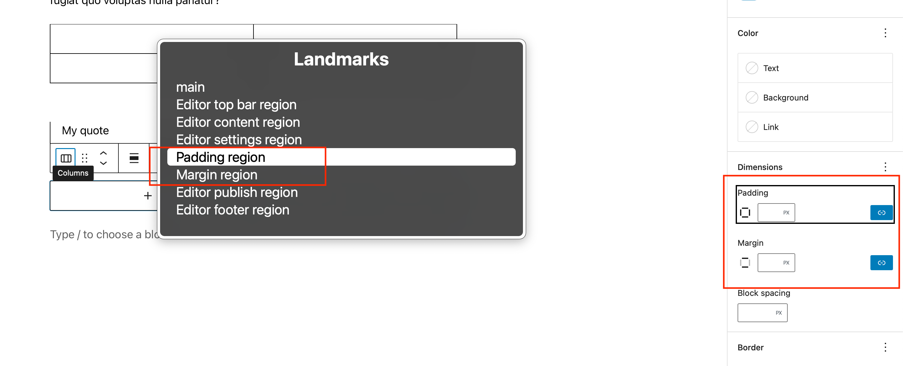 BoxControl: use a more appropriate ARIA role instead of 'region ...