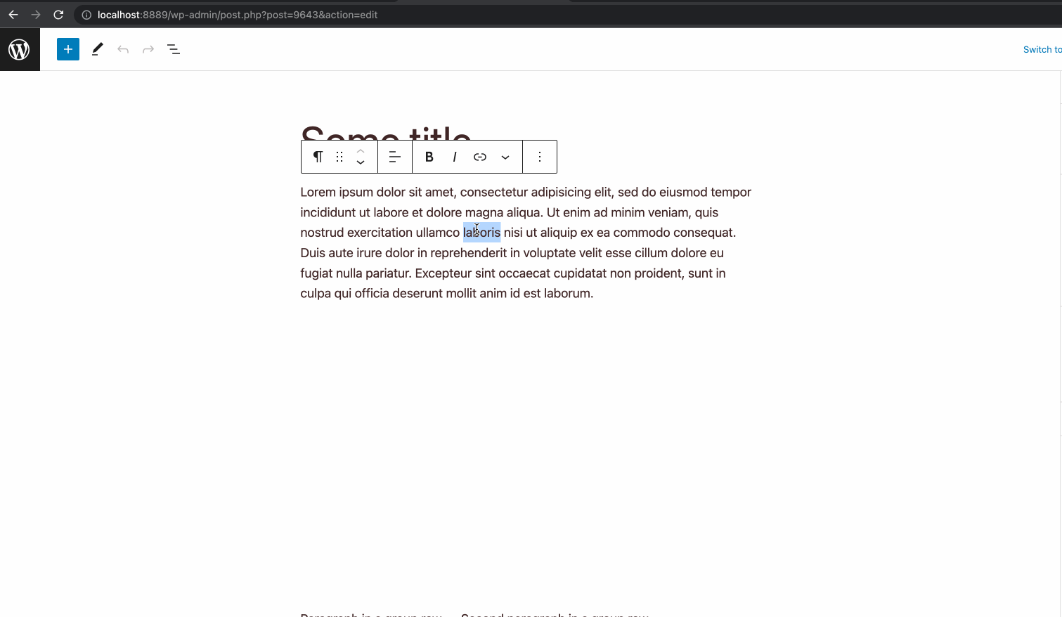 Main iserter opens and closes immediately when Link popover is open · Issue #51646 · WordPress ...