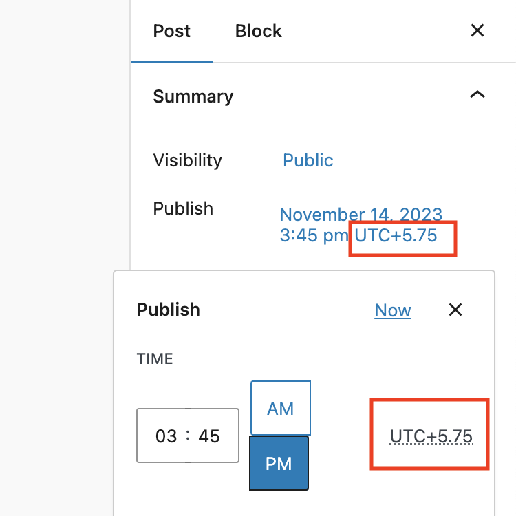 Timezone Displays Offset With Decimals Instead Of Minutes Issue Timezone Displays Offset With Decimals Instead Of Minutes Issue
