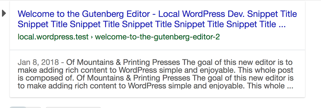 Snippet preview: mobile description "arrow" is not visible · Issue #504 · Yoast/yoast-components ...