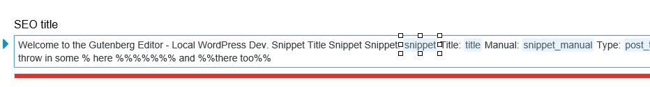 IE11: the replaced variables in the snippet editor fields disrupt keyboard navigation · Issue ...