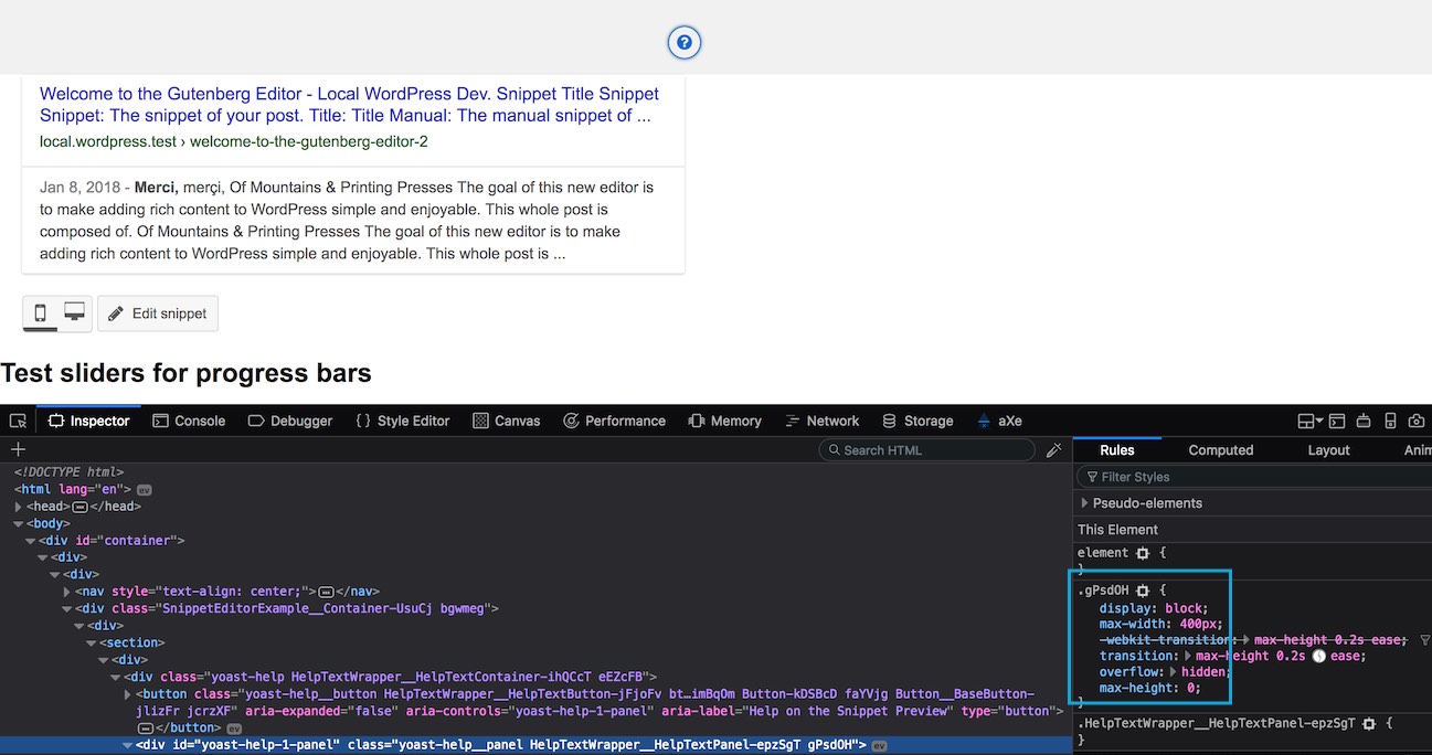 Fix accessibility of the snippet editor help text · Issue #541 · Yoast/yoast-components · GitHub