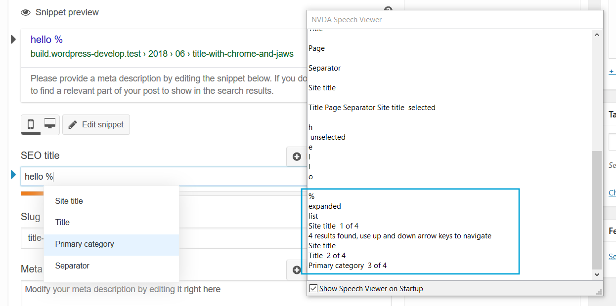 Replacement Variables Suggestions Not Accessible With Safari Voiceover · Issue 623 · Yoast 