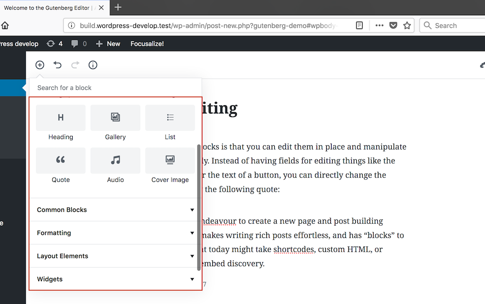 Consider to make the main inserter scrollable div focusable across all browsers · Issue #7576 ...