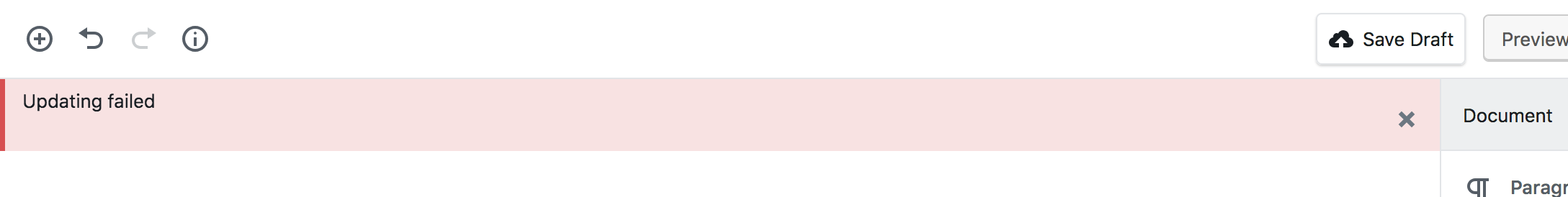 Failure notices: text misaligned · Issue #9422 · WordPress/gutenberg · GitHub