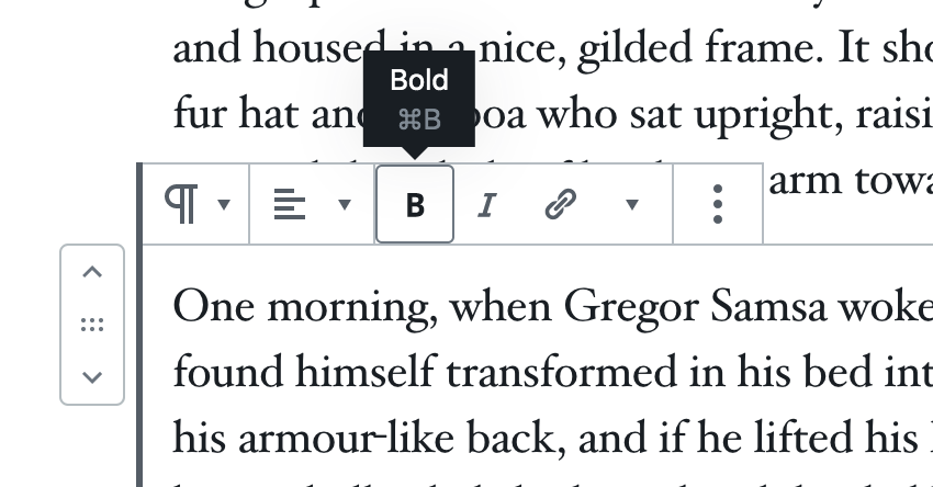 Block Editor: Tooltips for the icons in the block toolbar obscure the ...