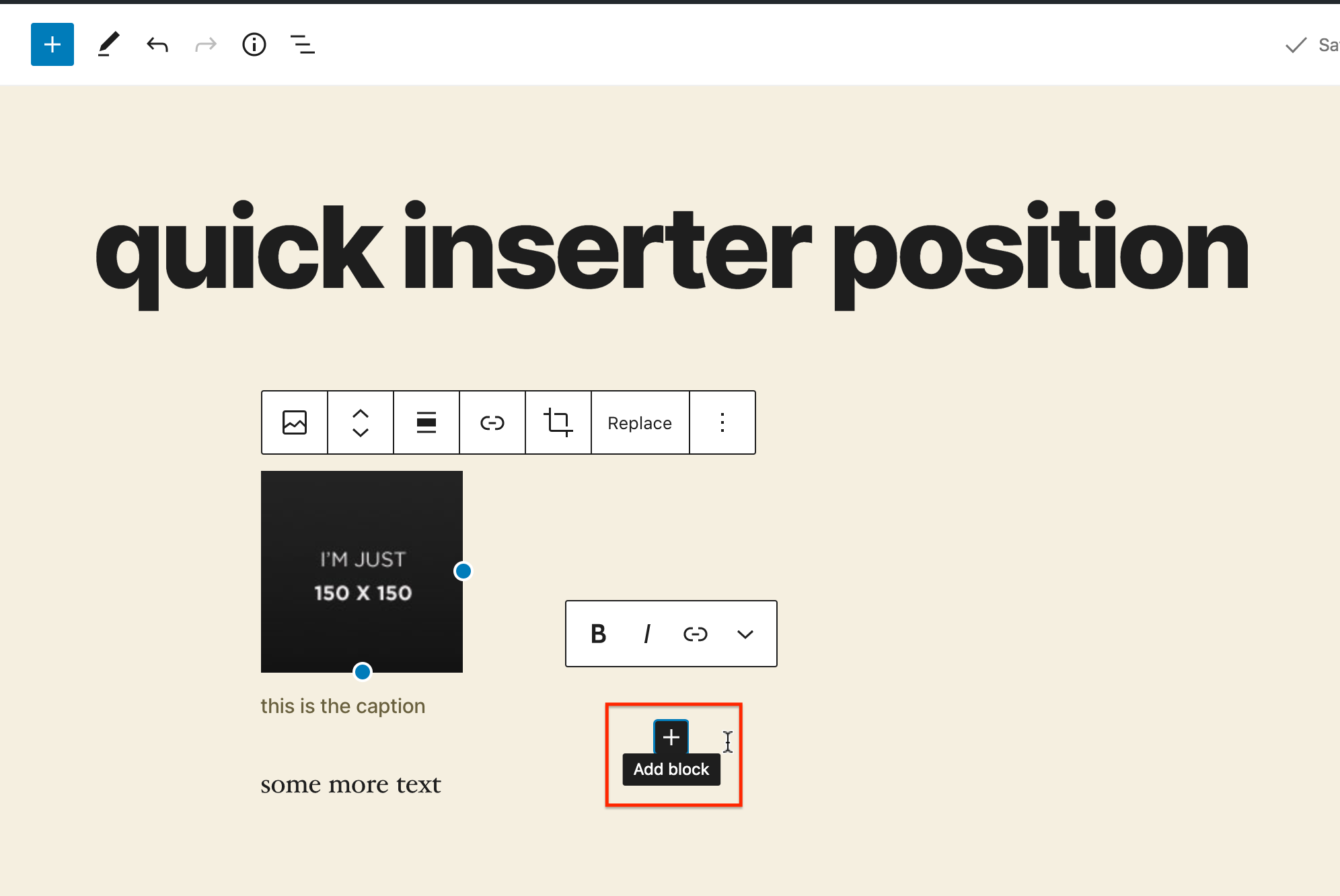 The "quick inserter" button is hardly usable or impossible to use with ...