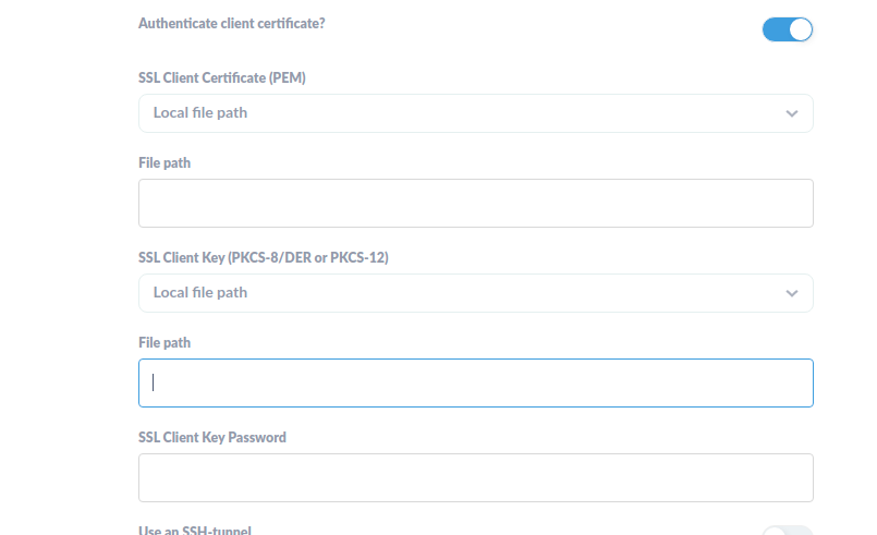 Postgres certificate SSL key reference incorrect · Issue #20864 · metabase/metabase · GitHub