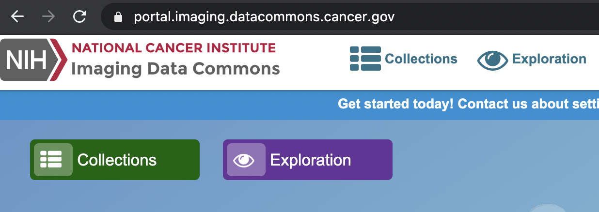 Minor Issue Exploration Vs Collection · Issue 528 · Imagingdatacommons Idc Webapp · Github