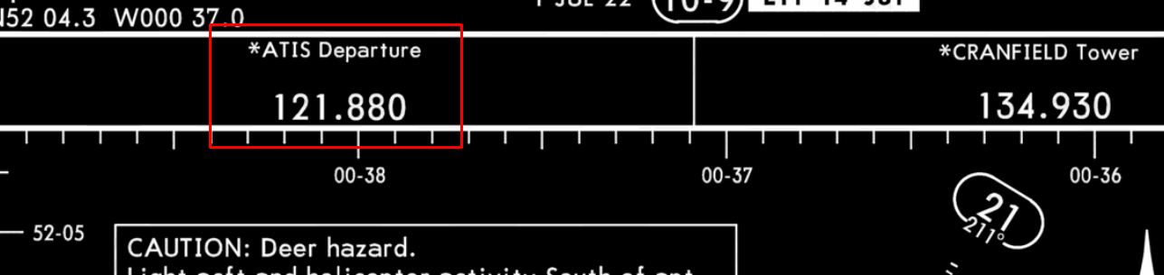Cranfield (EGTC) - Add ATIS frequency (Comms List only) · Issue #335 ...