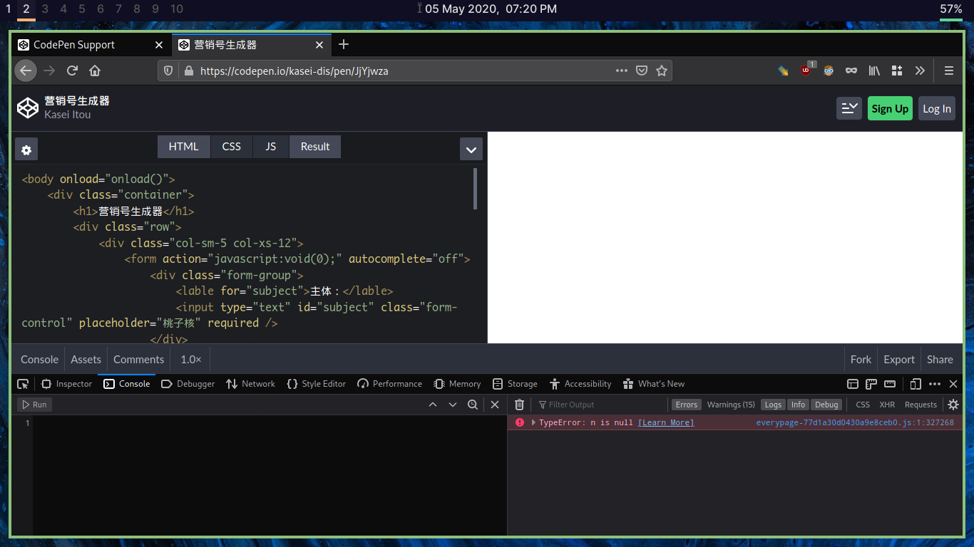 [Broken Website] · Issue #2451 · darkreader/darkreader · GitHub