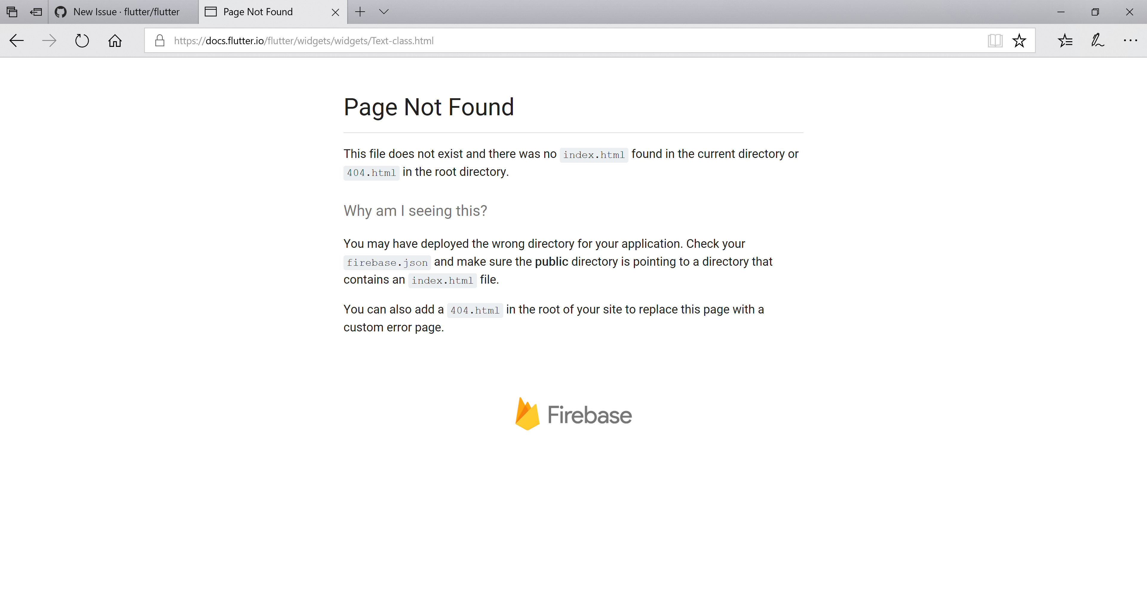 Make Flutter Docs Microsoft Edge Friendly · Issue 16849 · Flutterflutter · Github 