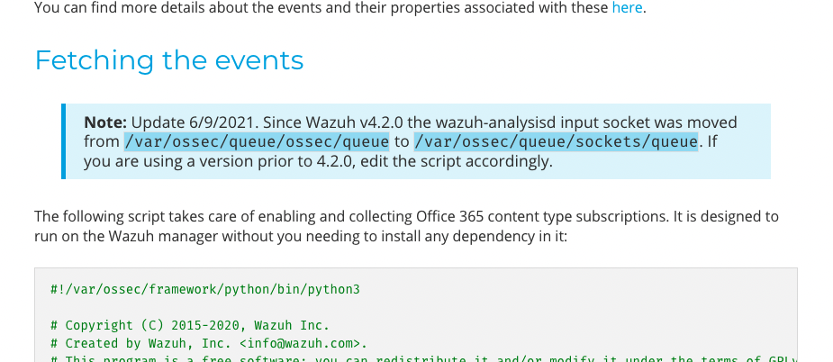 Error while using Monitor Office 365 with Wazuh (Blog) script · Issue #4235 · wazuh/wazuh ...